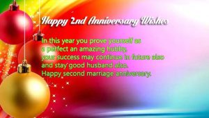 2nd Marriage Anniversary Wishes for Husband | Wishes4Lover